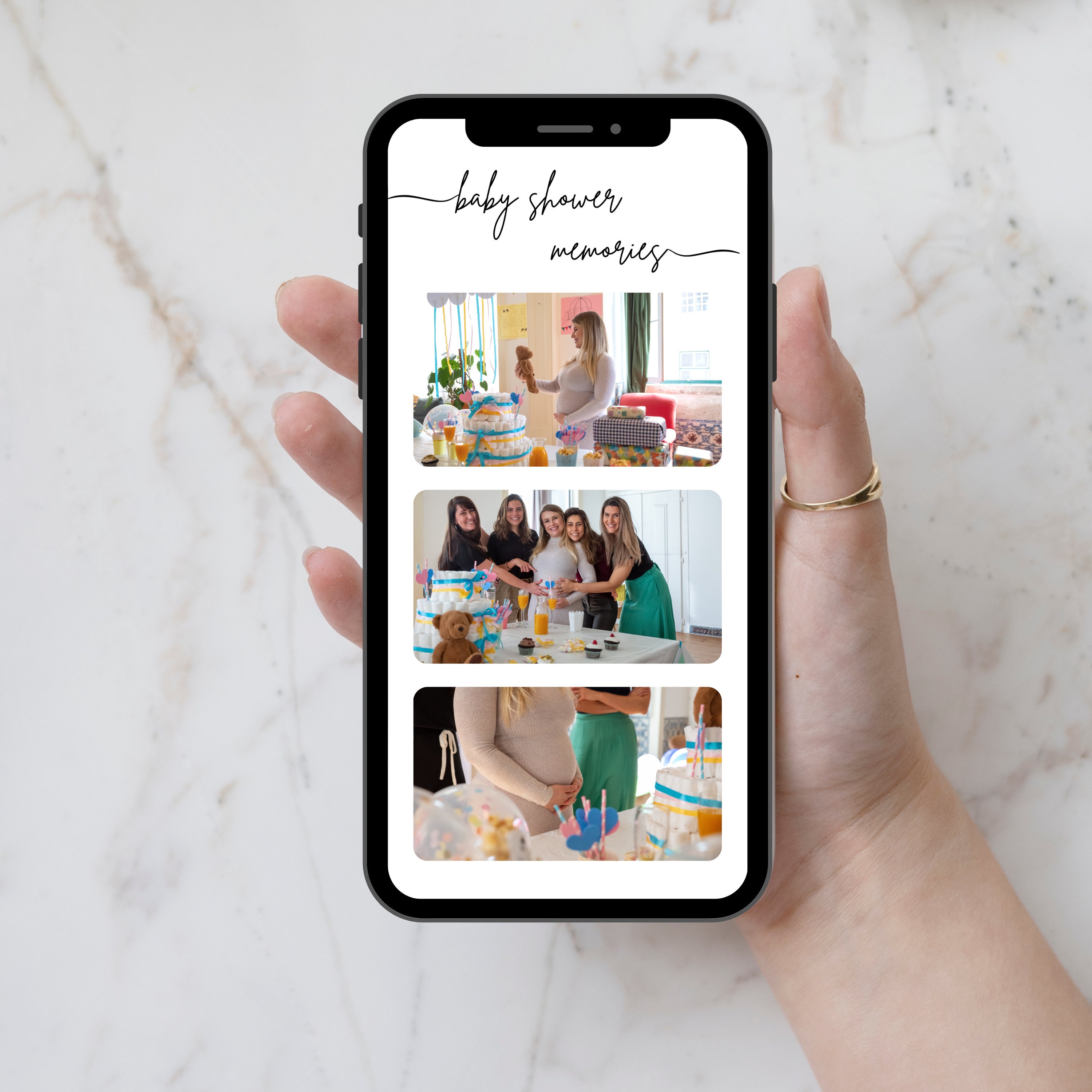 Baby Shower Thank You Note Template, Electronic Baby Shower Thank You ...