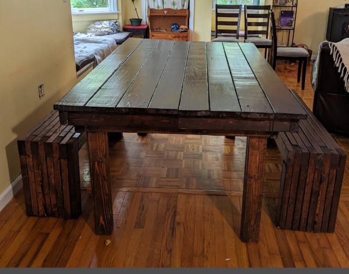 Custom Hand Made Farm Table Dining Table/ttrpg Gaming Table - Etsy