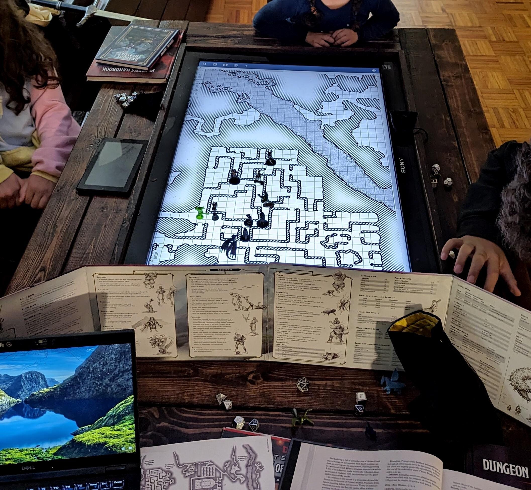 Custom Hand Made Farm Table Dining Table/ttrpg Gaming Table - Etsy