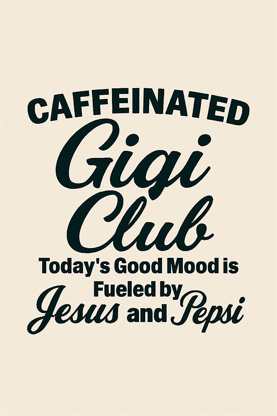 Caffeinated Gigi Club-jesus and Pepsi PNG/SVG Digital Download - Etsy