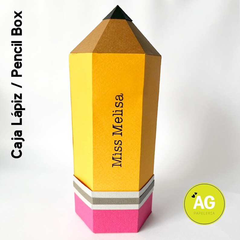 Digital Template Digital - Pencil Box - Etsy