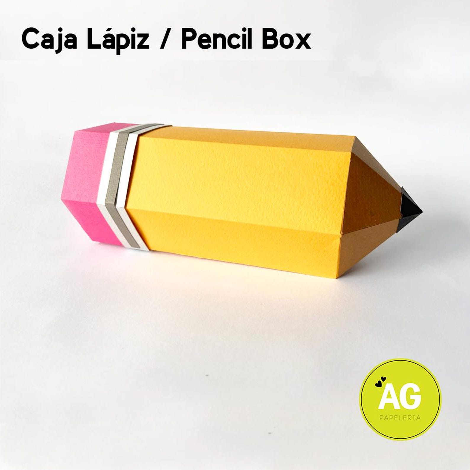 Digital Template Digital - Pencil Box - Etsy