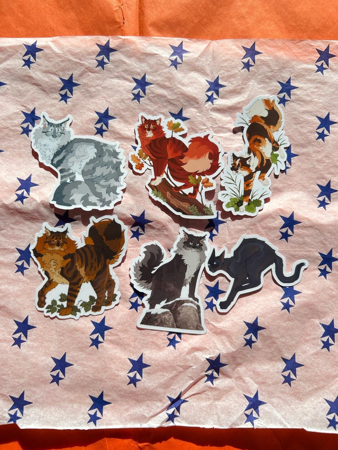 The New Prophecy Warrior Kitties Stickers - Etsy
