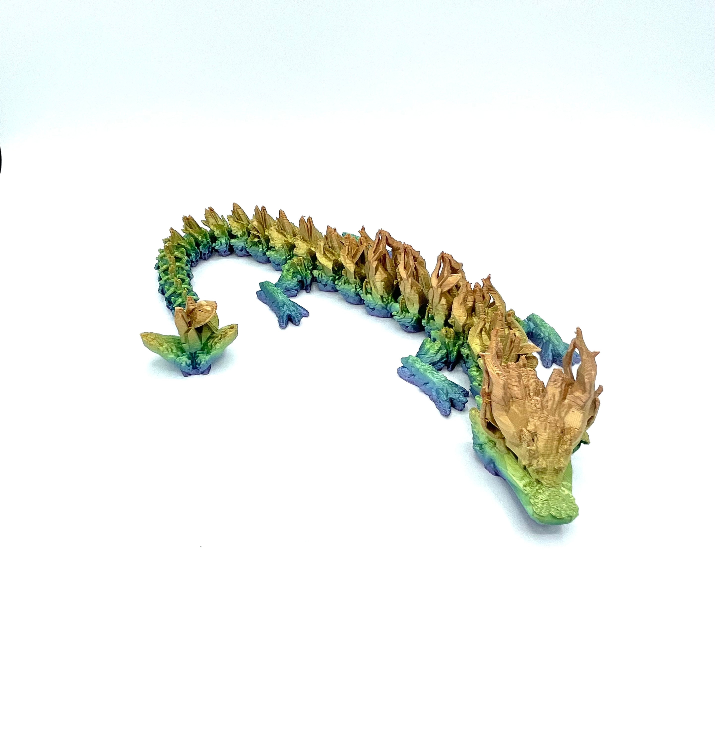 3D Printed Dragon Toy Dragon Fantasy Toys Woodland Dragon - Etsy
