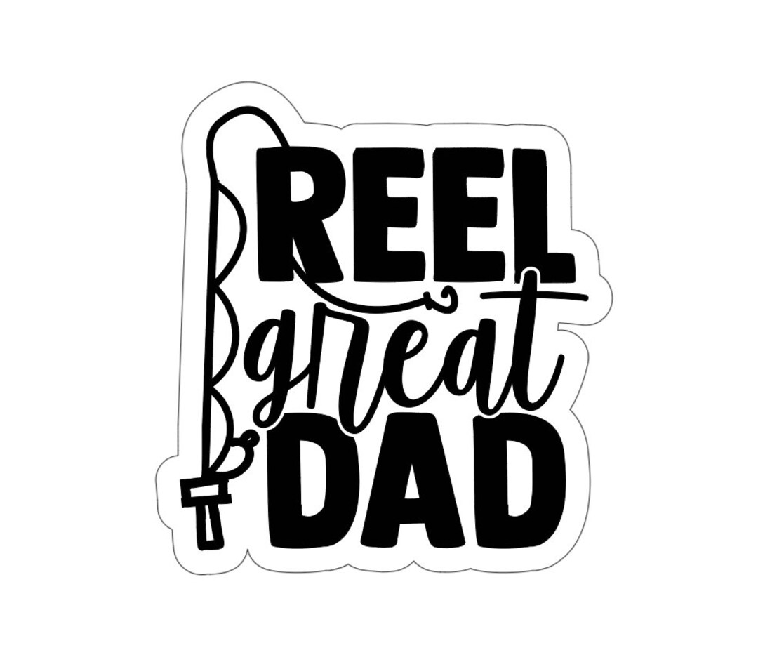 REEL Great DAD Fishing Pole Cookie Cutter STL 3D Print File Digital ...