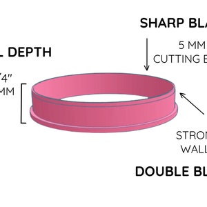 Number 6 Outline Cookie Cutter STL File - 3D Print Digital Download ...