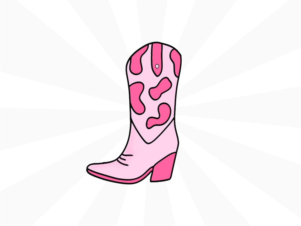 Cowgirl Boot Outline Cookie Cutter STL 3D Print File - Western Cowboy ...