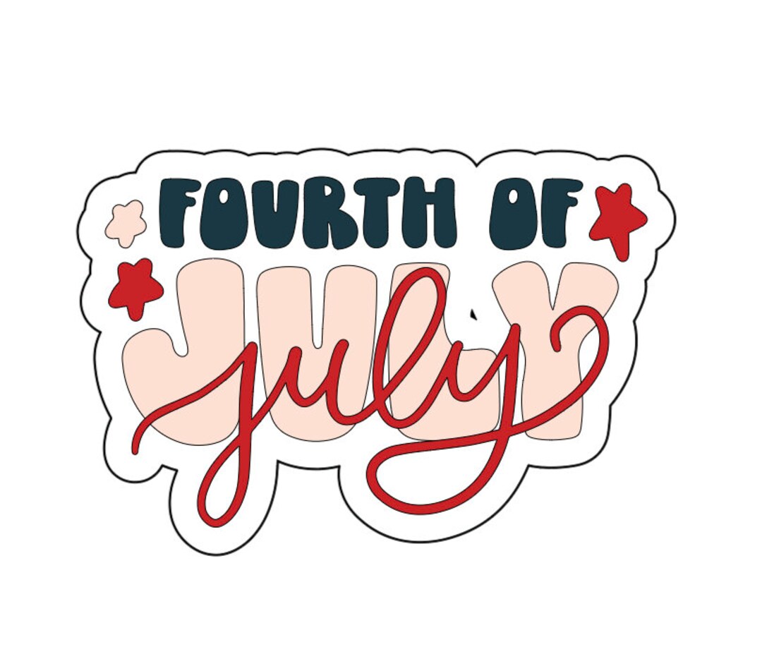 4th of July Outline Cookie Cutter STL 3D Print File Digital Download ...