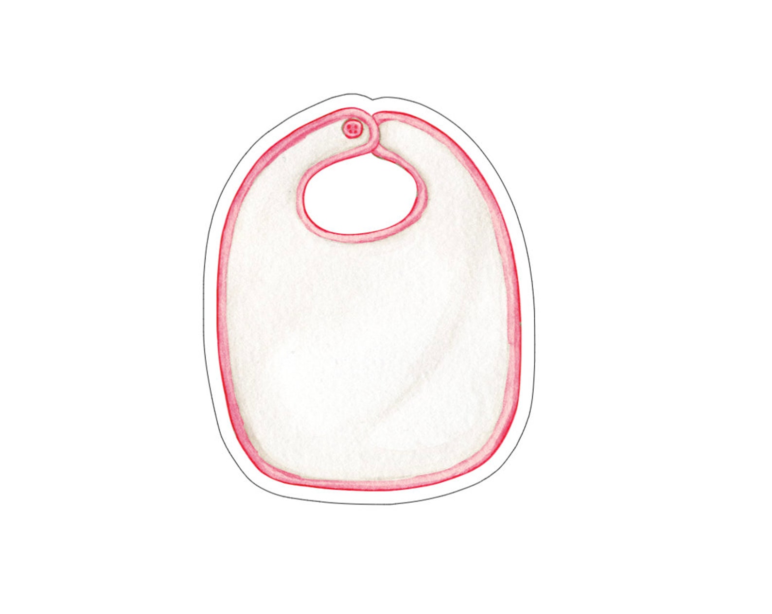 Baby Bib Outline Cookie Cutter STL 3D Print File - Digital Download ...