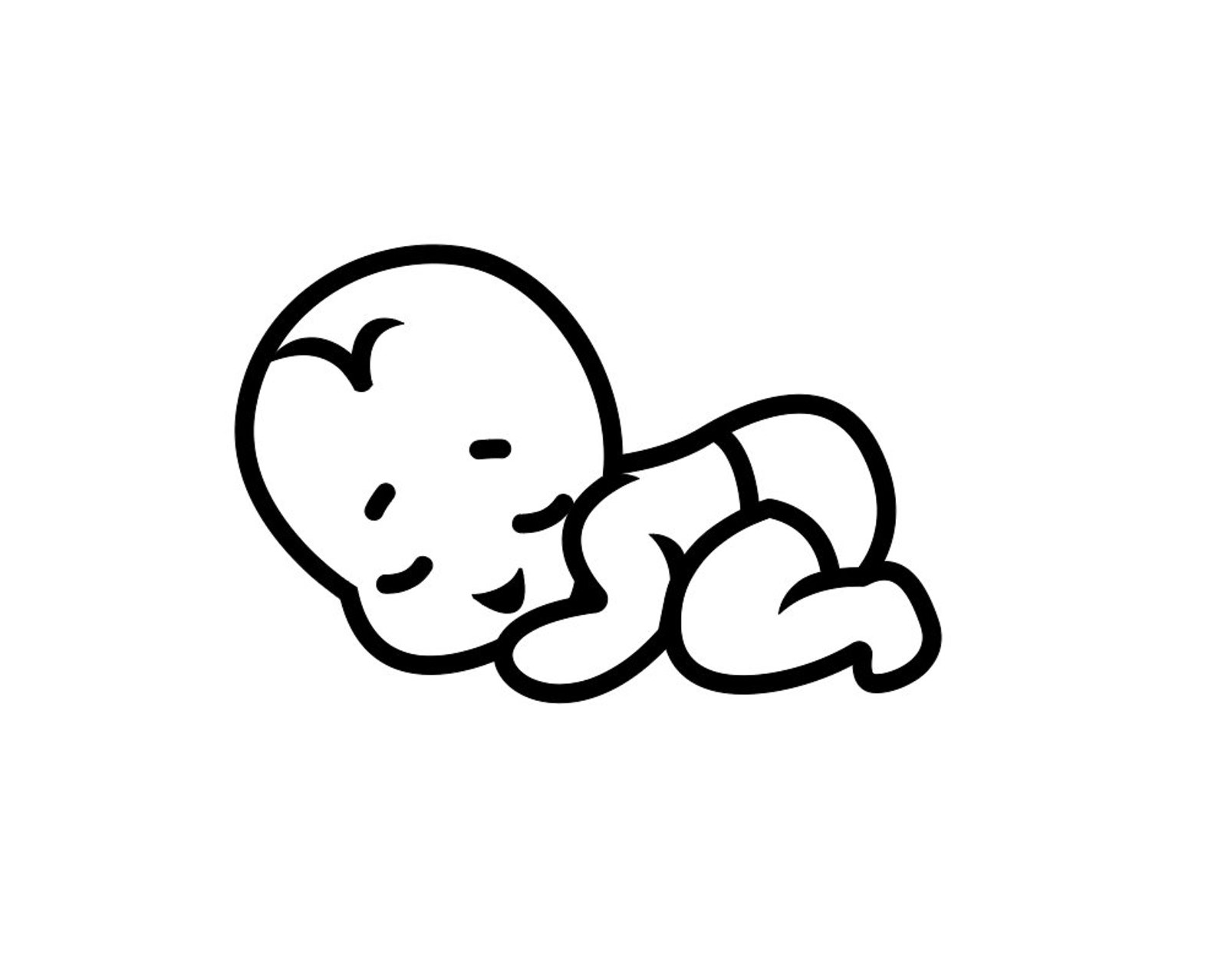 Baby Outline Cookie Cutter STL 3D Print File - Digital Download - Baby ...