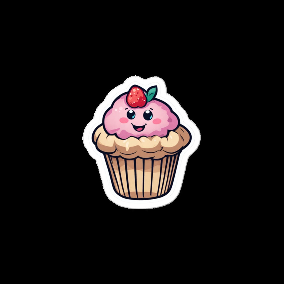 Sticker Cute Muffin Cute Sweets - Etsy