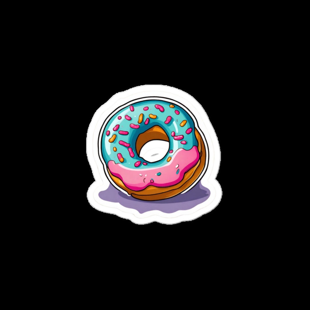 Sticker Cute Donut Cute Sweets - Etsy