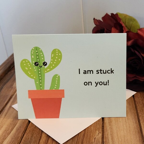 Stuck on You Cactus - Etsy