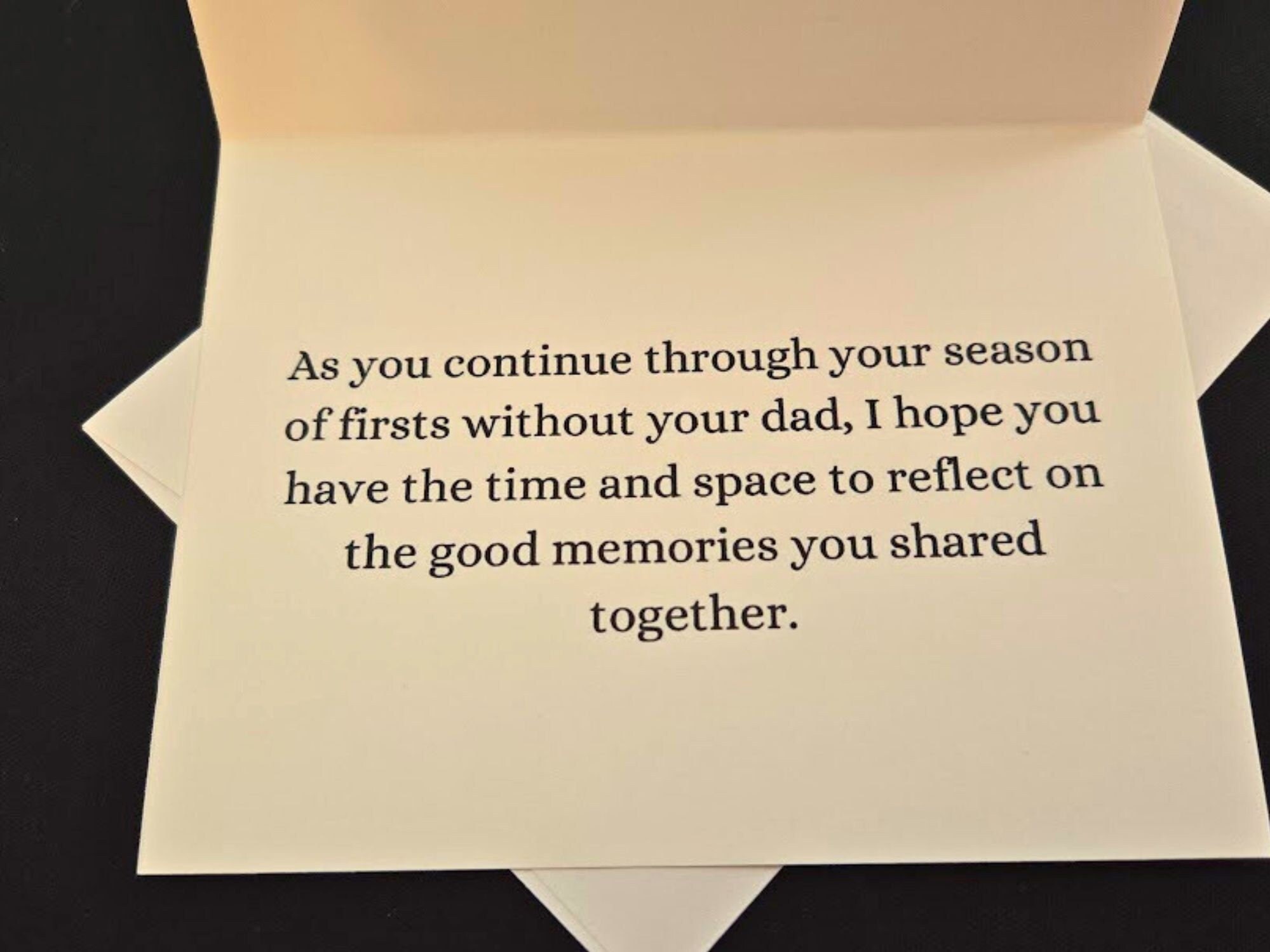 First Father's Day Without Father Greeting Card, Card for Those Going ... First Father's Day Without Father Greeting Card, Card for Those Going ...