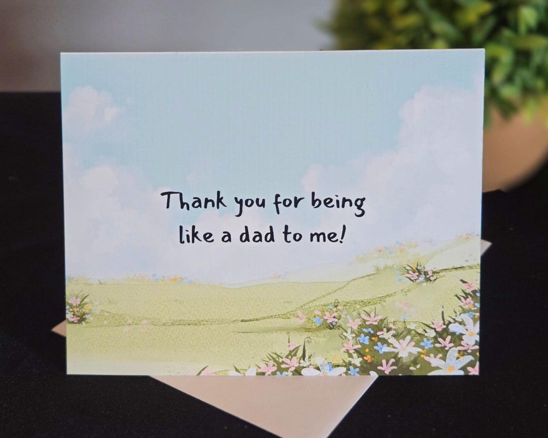 Like a Father to Me Father's Day Card, Father Figure Card - Etsy