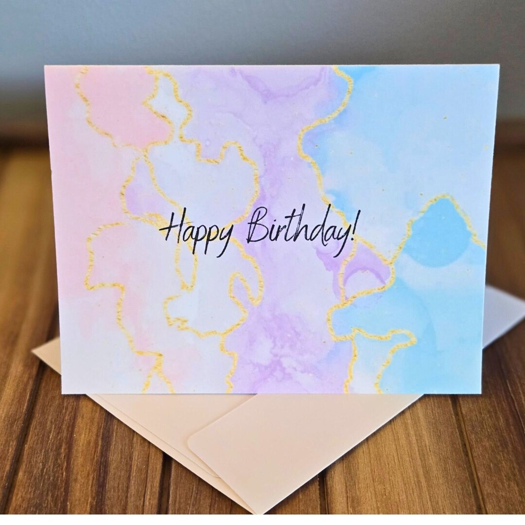 Birthday Card for First Birthday Without Loved One - Etsy