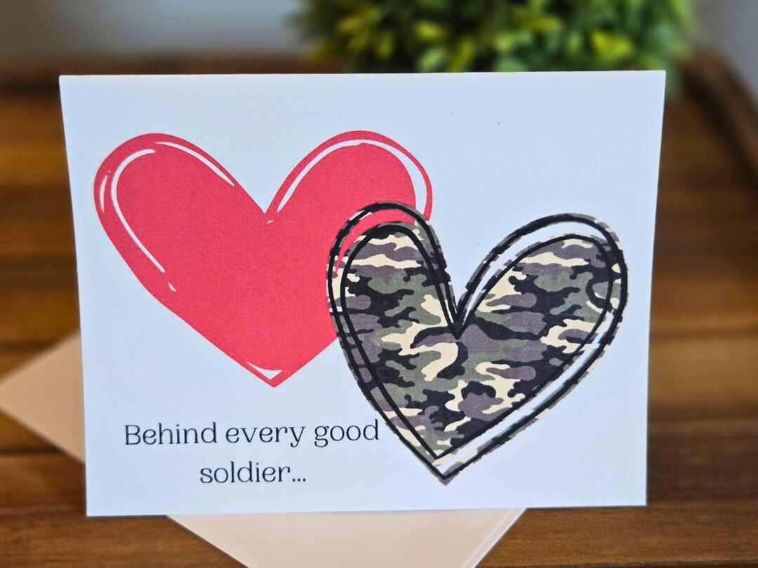Military Spouse Appreciation Card - Etsy