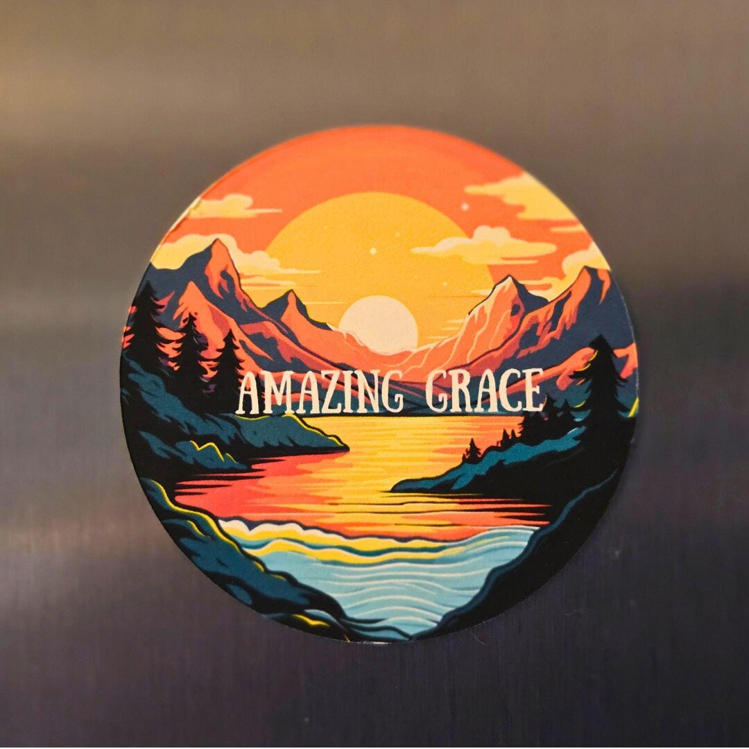 Charming Scripture Magnets, Amazing Grace Magnet - Etsy
