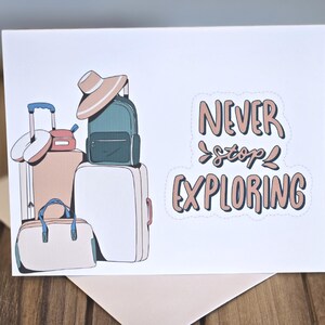 Cheerful Happy Travels Card, Bon Voyage Card, Happy Vacation - Etsy