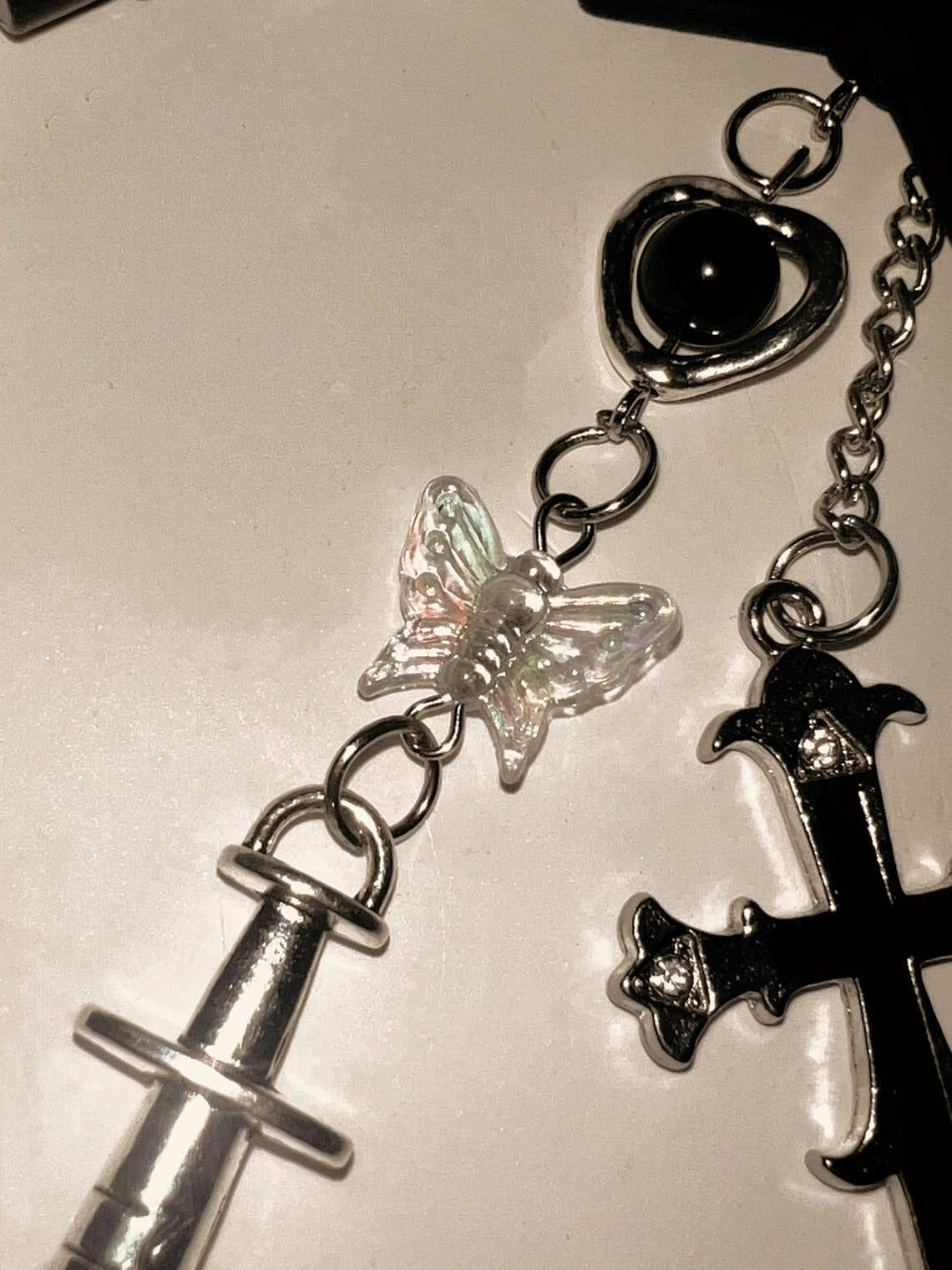 Y2K Butterfly Key Charm - Etsy