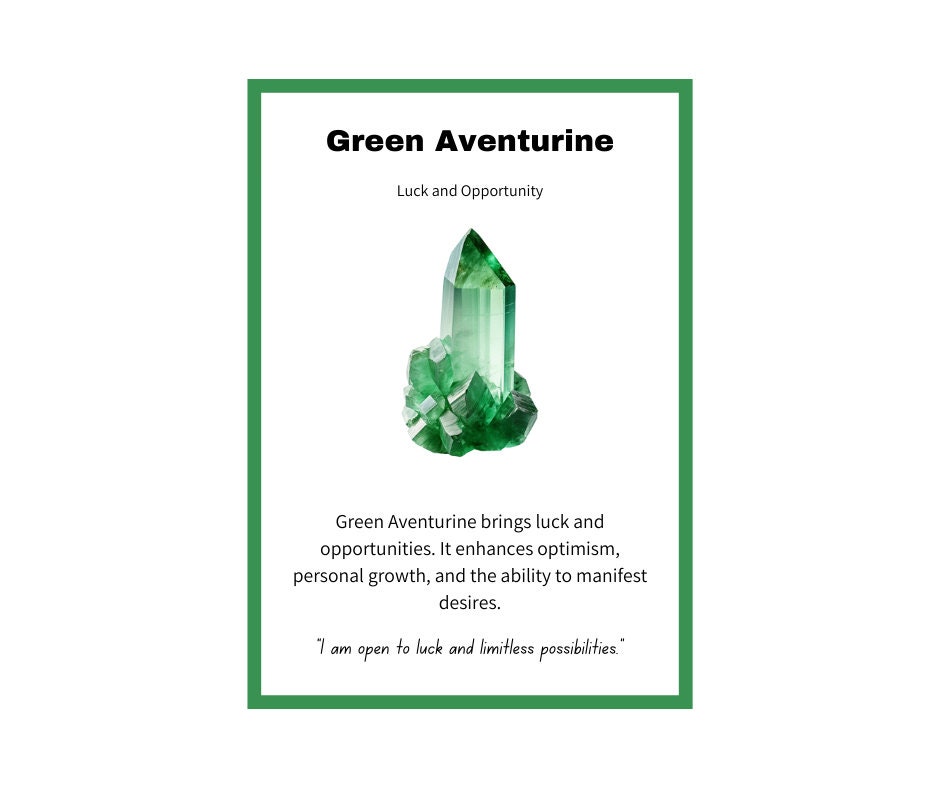 31 Editable Crystal Meaning Cards, Printable Flashcards, Crystal Cards ...