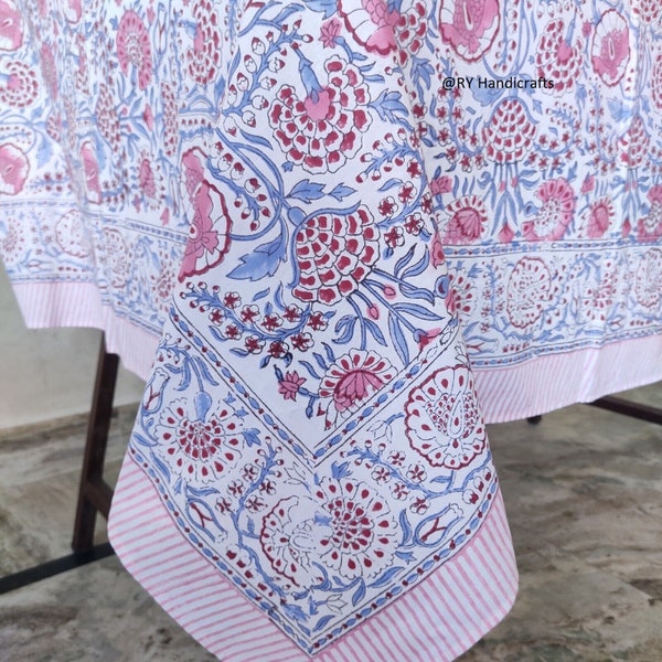 Block Print Tablecloth - Etsy