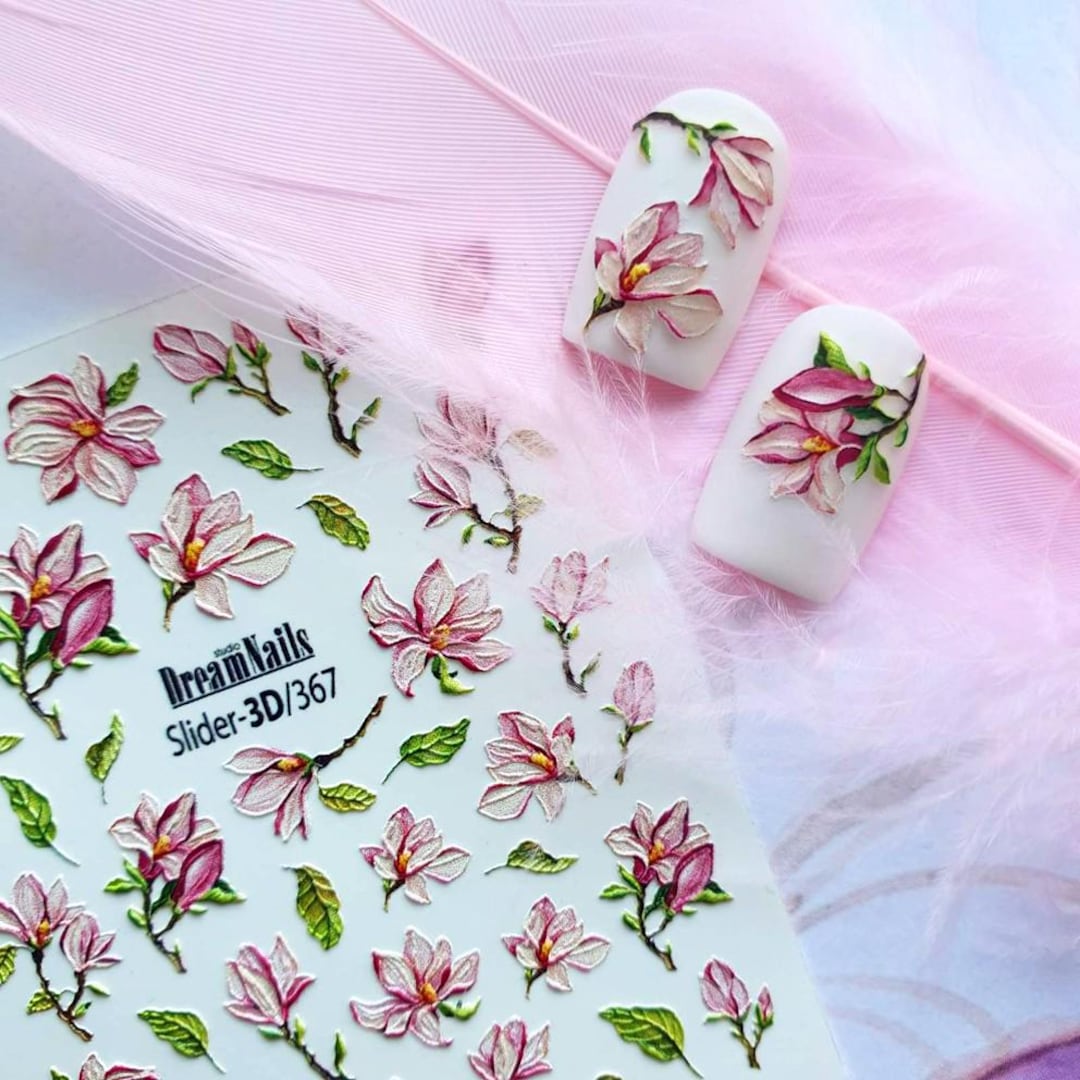 3D Nail Water Decal - Etsy