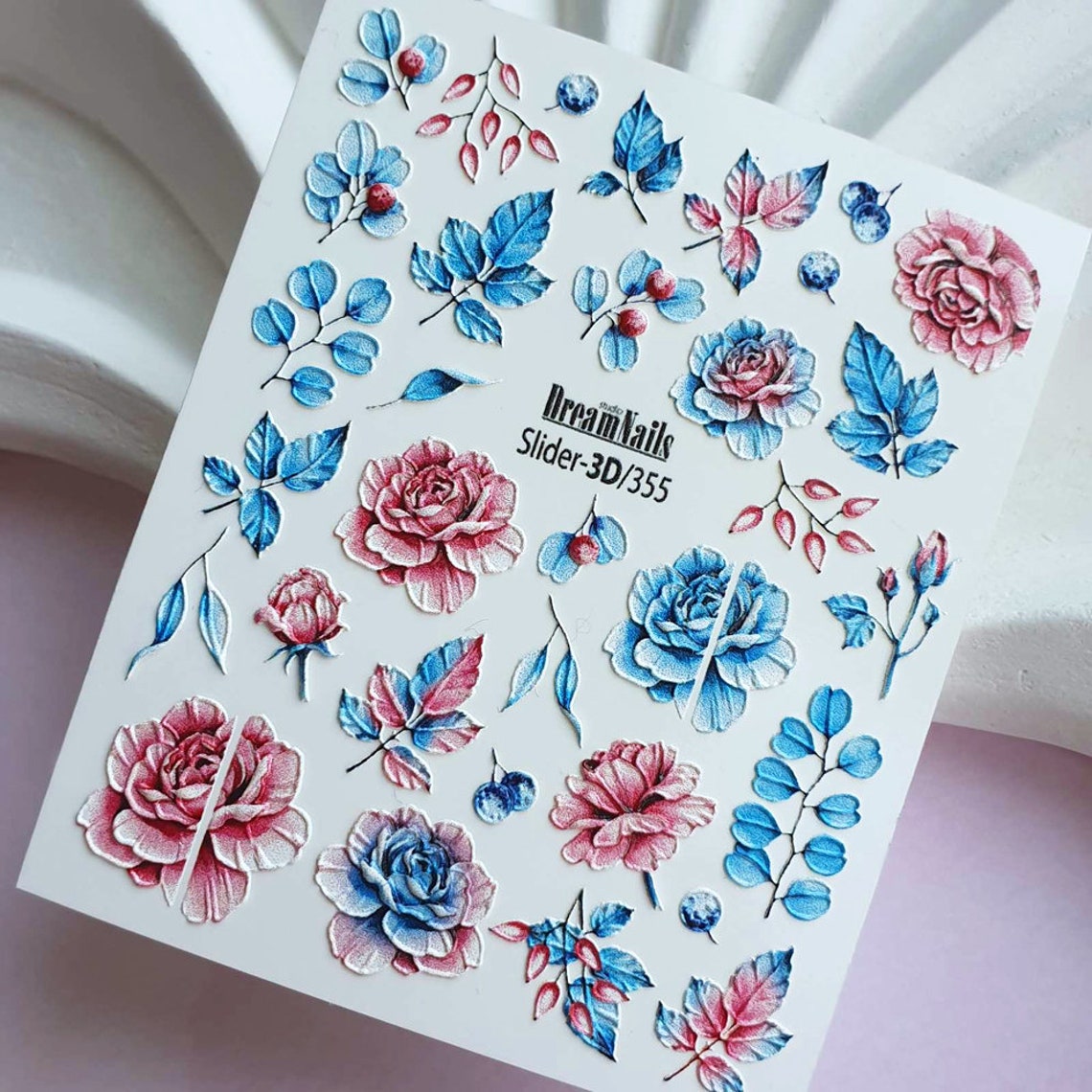 3D Nail Water Decal - Etsy