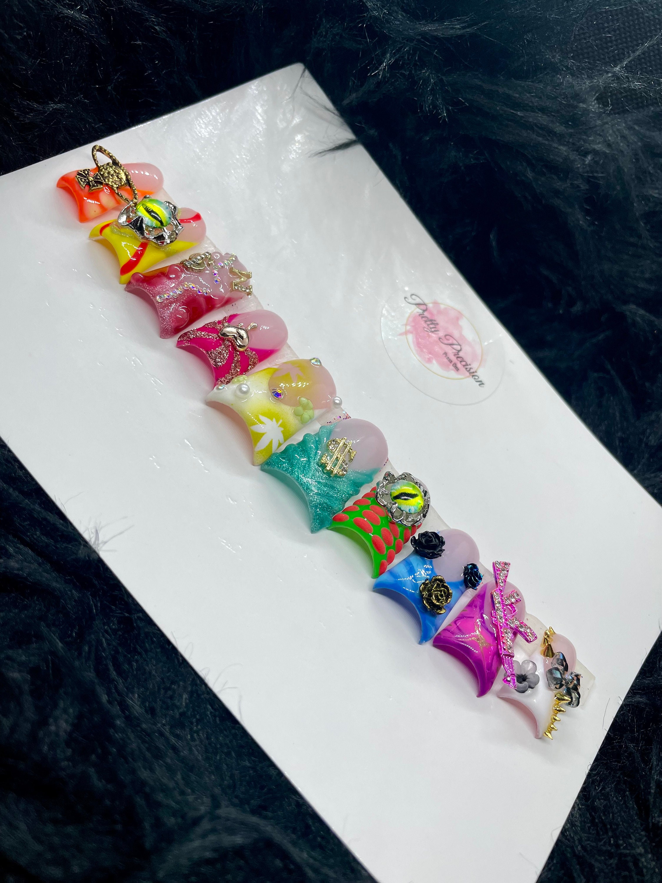 Artistic Nail Candy Duck Nails Duck Press on Nails Medium Duck Nails ...