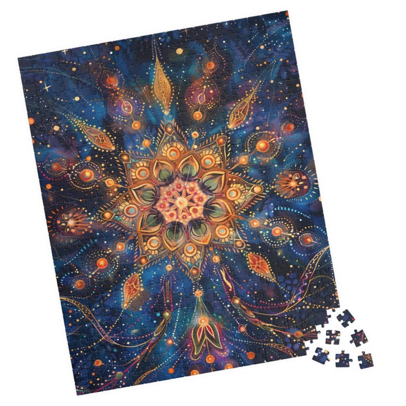 Mandala Puzzle - Etsy