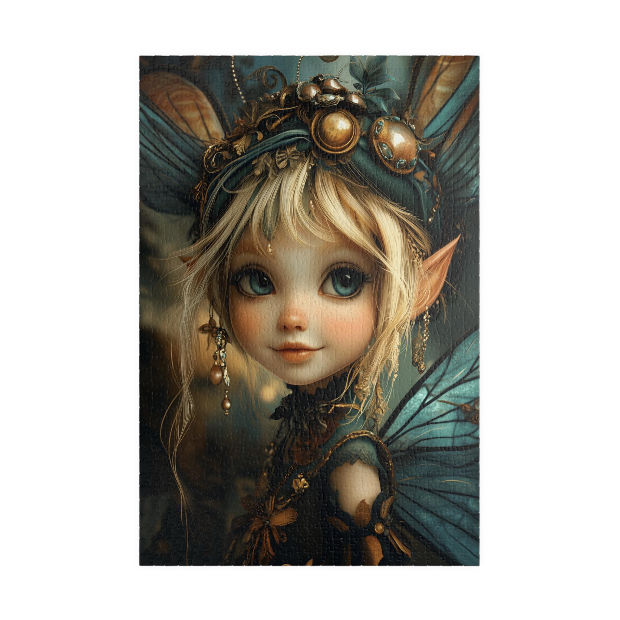 Ember Fairy Dressed in Black Jigsaw Puzzle. Gift for Holidays ...