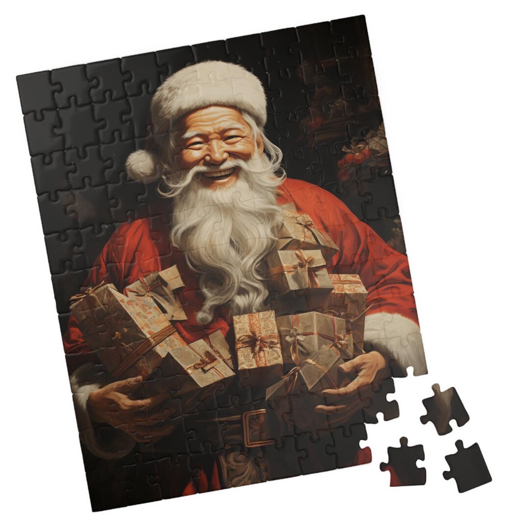 Sheng Dan Lao Ren Puzzle. Asian Santa Jigsaw. Great Gift for Holidays ...