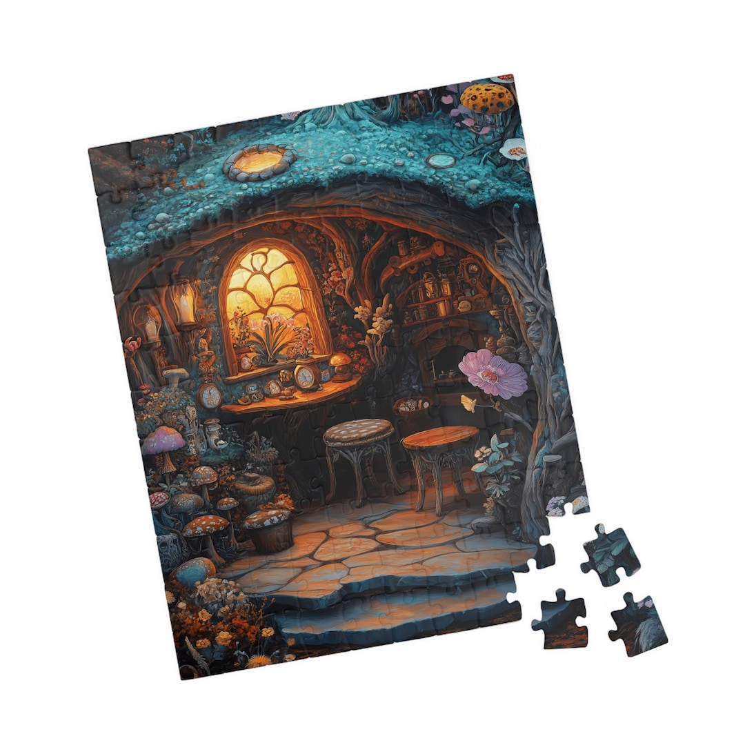 Little Fairy Nick Nack Room - Puzzle. Magical Fairy Fantasy Jigsaw ...