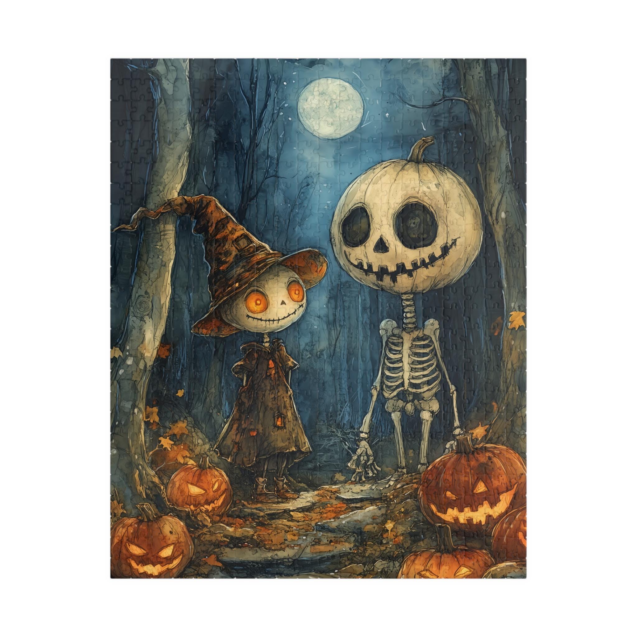 Halloween Puzzles 1000 Pieces Horror Halloween Holiday Puzzle 1000 ...