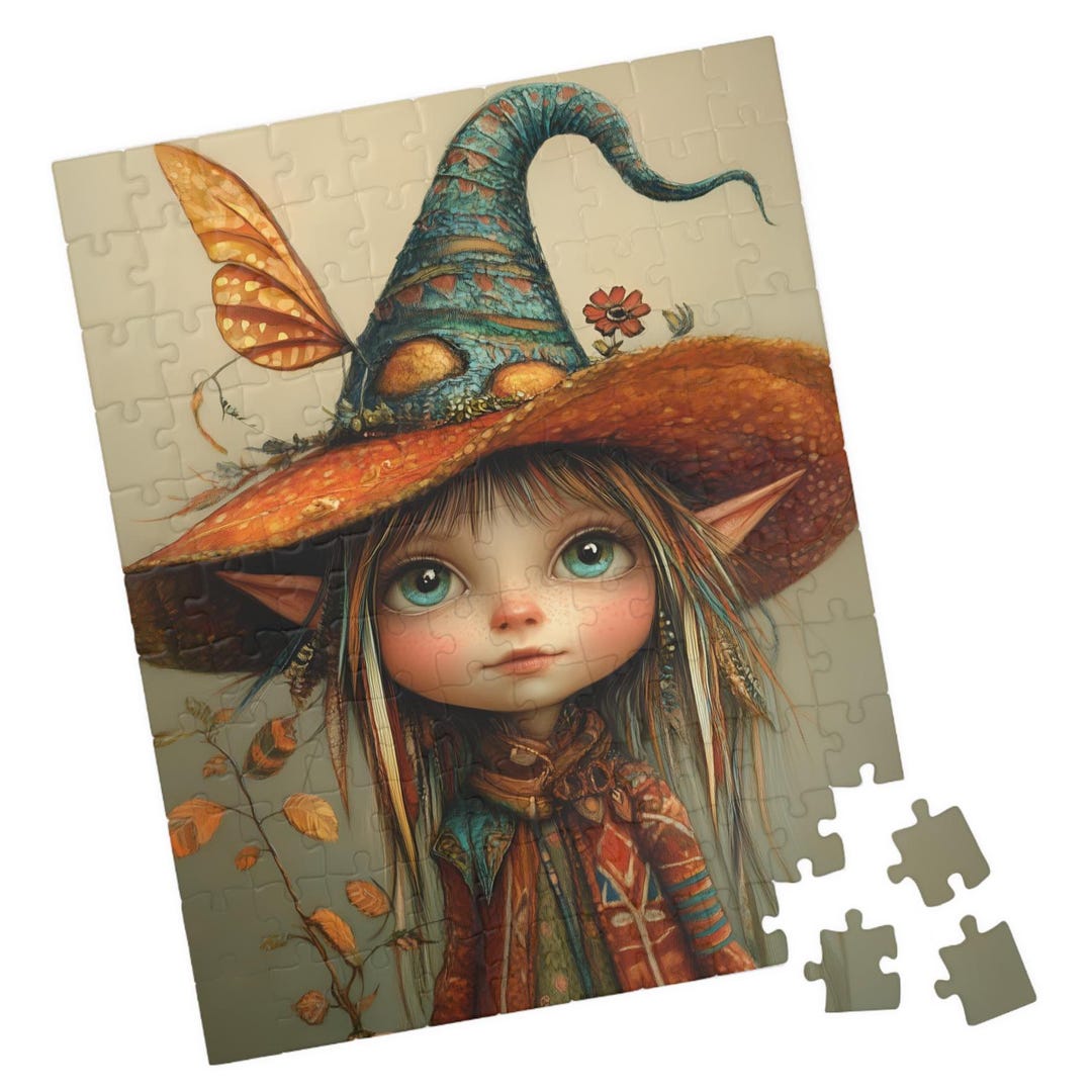 Amber - Elf Jigsaw Puzzle. Gift for Holidays, Birthdays, Get Well, and ...