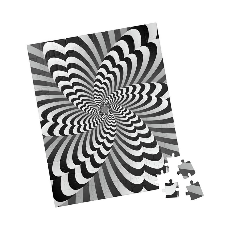 Twisted Challenging Optical Illusion Jigsaw Puzzle. Great Gift for ...