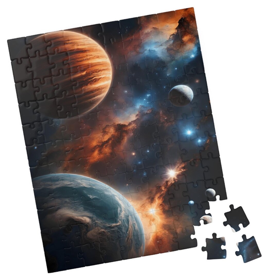 Mystic Planets Puzzle. Galaxy Jigsaw, NASA Game, Outer Space Lover ...