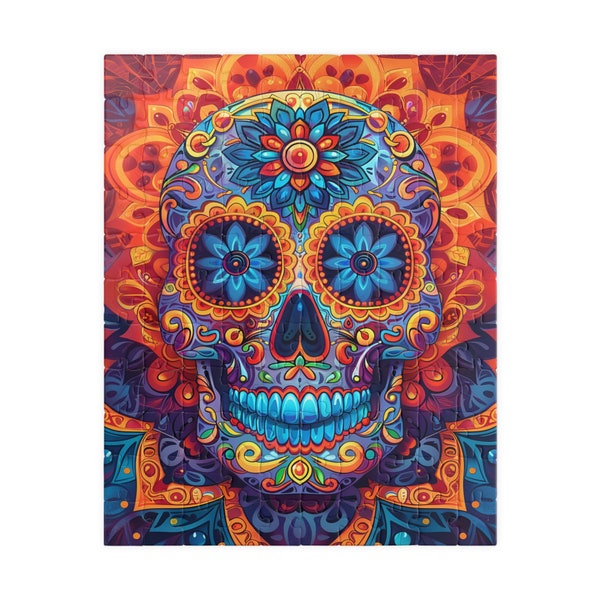 Sugar Skull Puzzle - Etsy