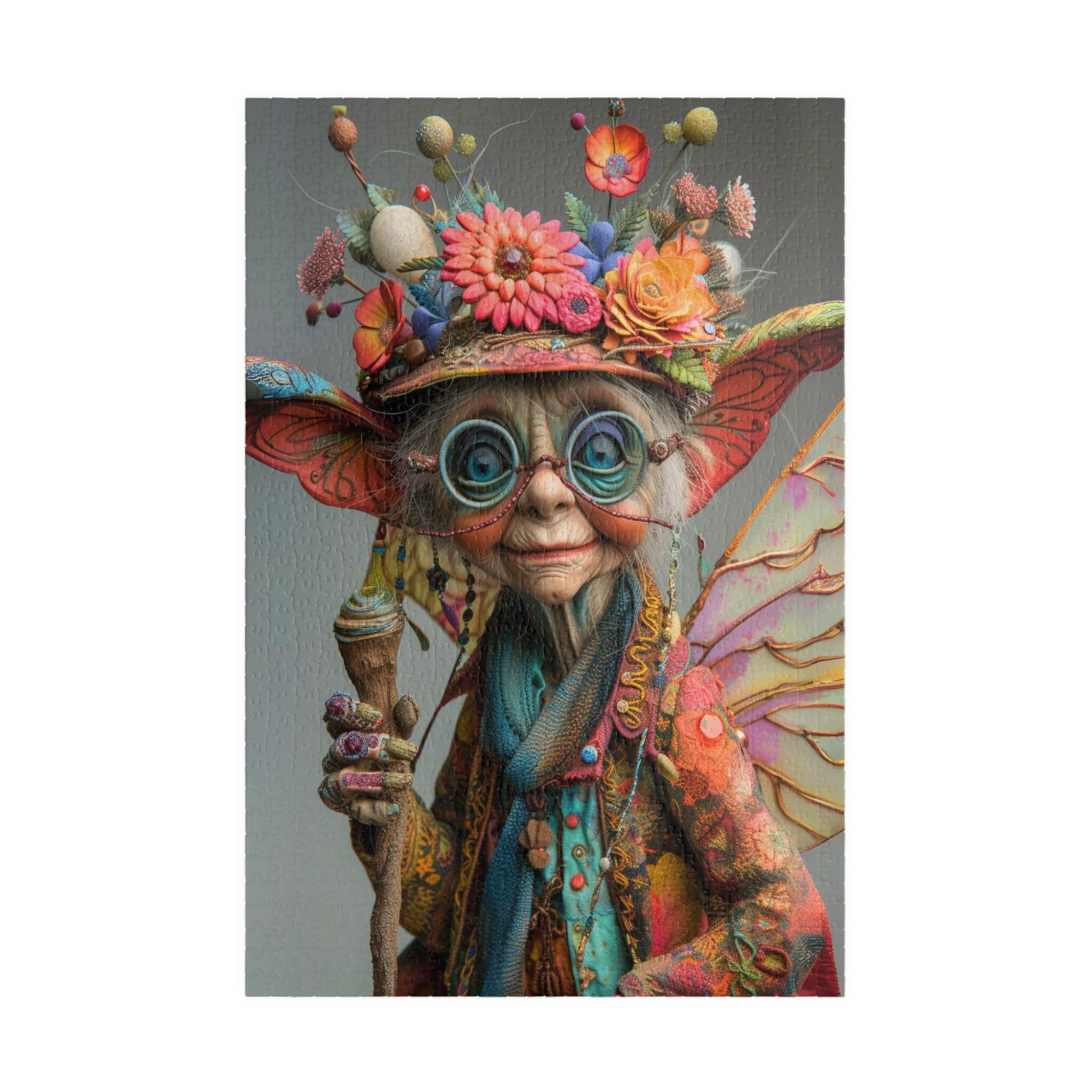 Agatha - Silly Fairy Godmother Puzzle, Funny Old Lady Jigsaw, Tech-free ...