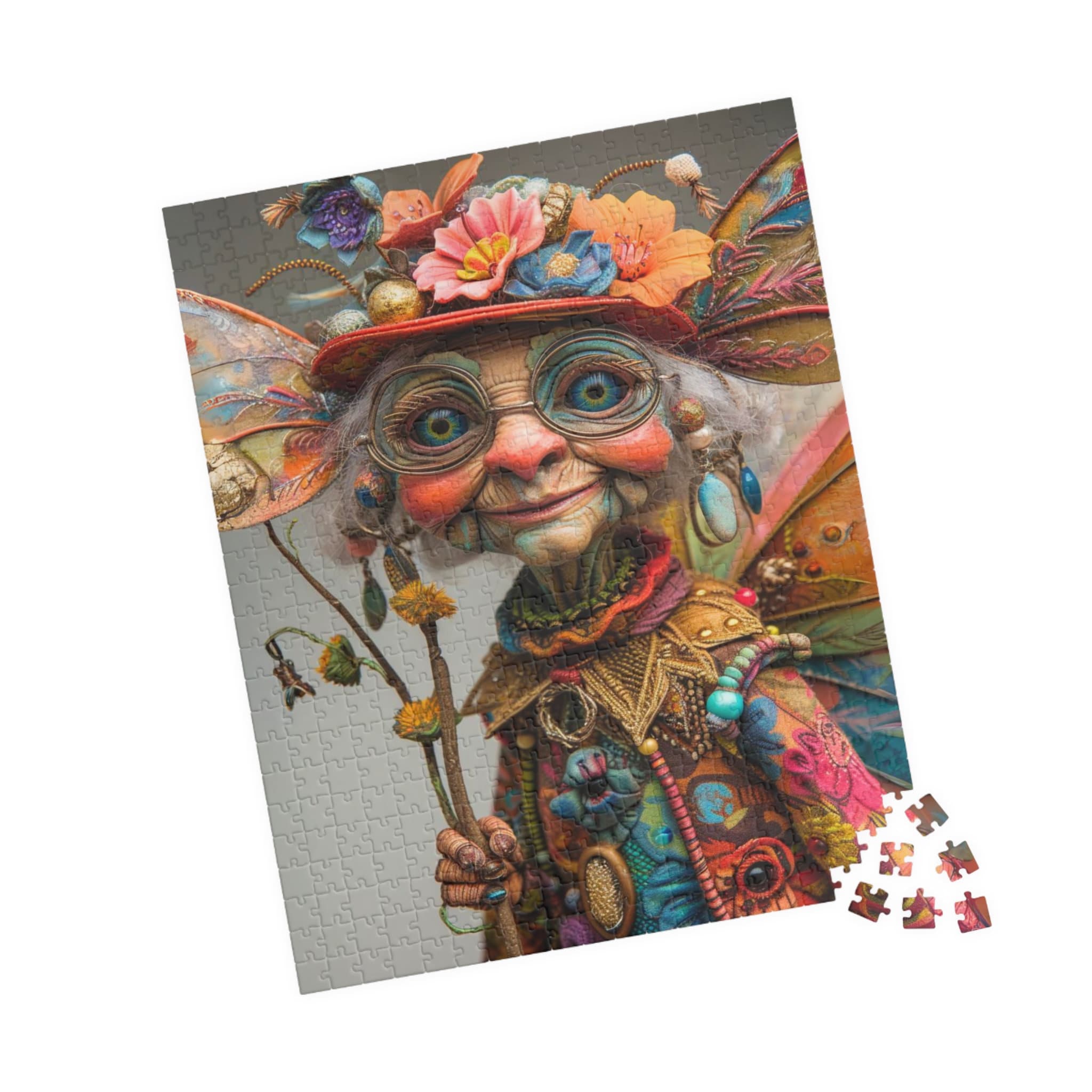 Mildred Fairy Godmother Puzzle. Funny Old Ladies Jigsaw. Unique Gift ...
