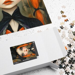 Portrait of a Witch Jigsaw Puzzle. Gift for Halloween, Holidays ...
