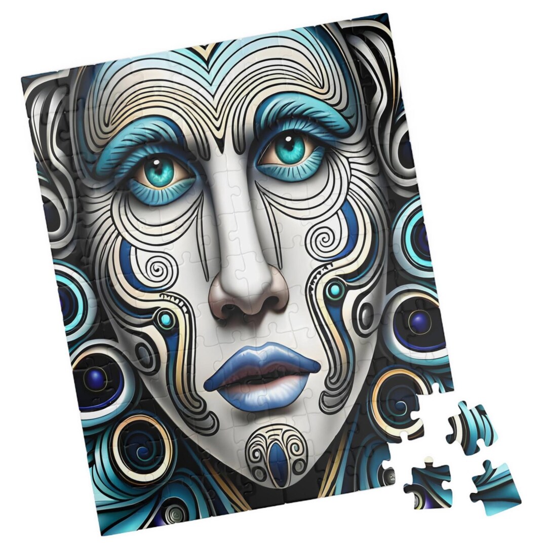 The Prince Fantasy Portrait Puzzle, Geometric Jigsaw, Abstract Art ...
