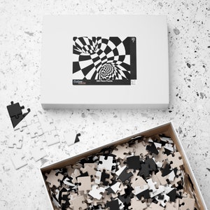 Optical Illusion Jigsaw Puzzle. Great Gift for Holidays, Birthdays, Get ...