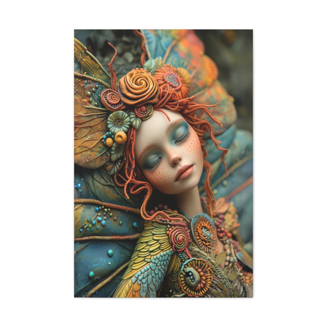 Forest Fairy Canvas Art Print: Enchanted Fae Theme Decor - Etsy