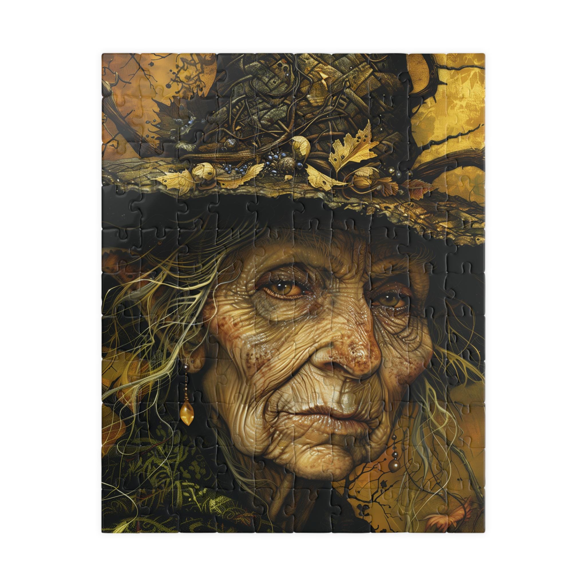 Stella - Witch Jigsaw Puzzle. Unique Gift for Halloween, Holidays ...
