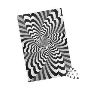 Twisted Challenging Optical Illusion Jigsaw Puzzle. Great Gift for ...