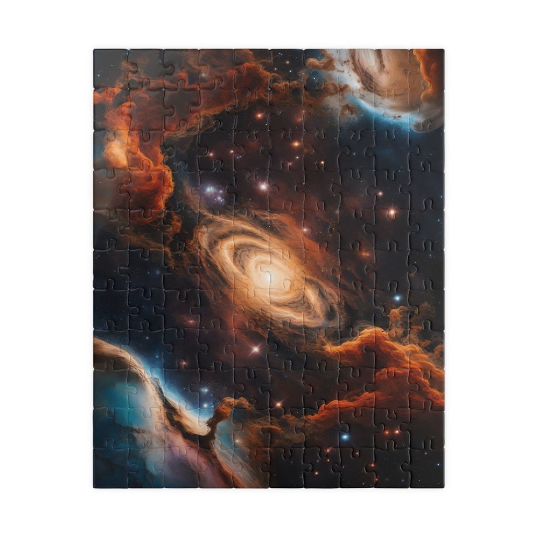 Sci-fi Enigma Jigsaw Puzzle. Galactic Game, Futuristic Puzzles, Mystic ...