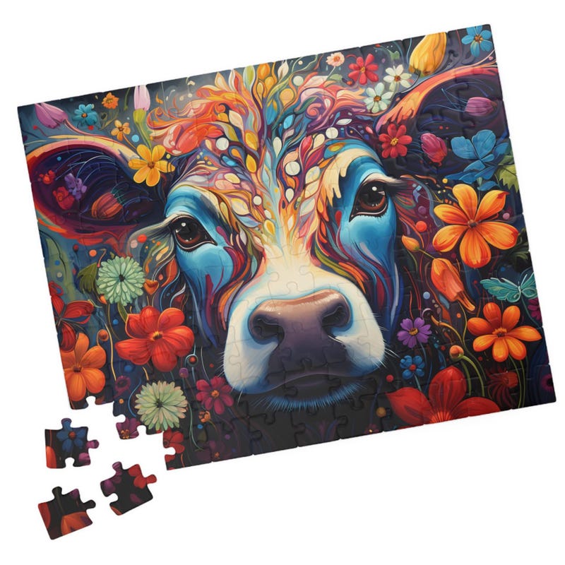 Zentangle Cow - Etsy