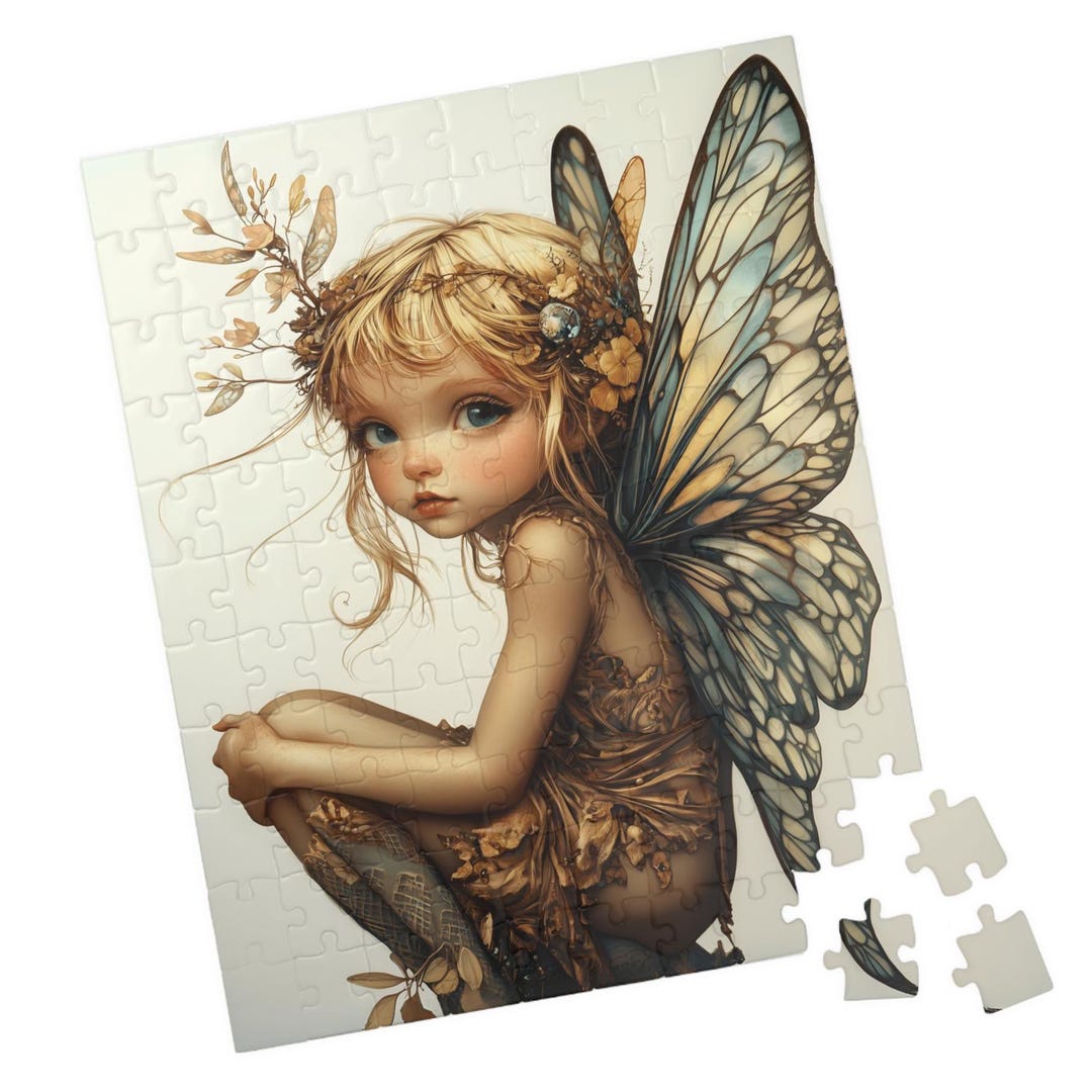 Dela - Pixie Jigsaw. Pretty Little Fairy Puzzle. Gift for Holidays ...