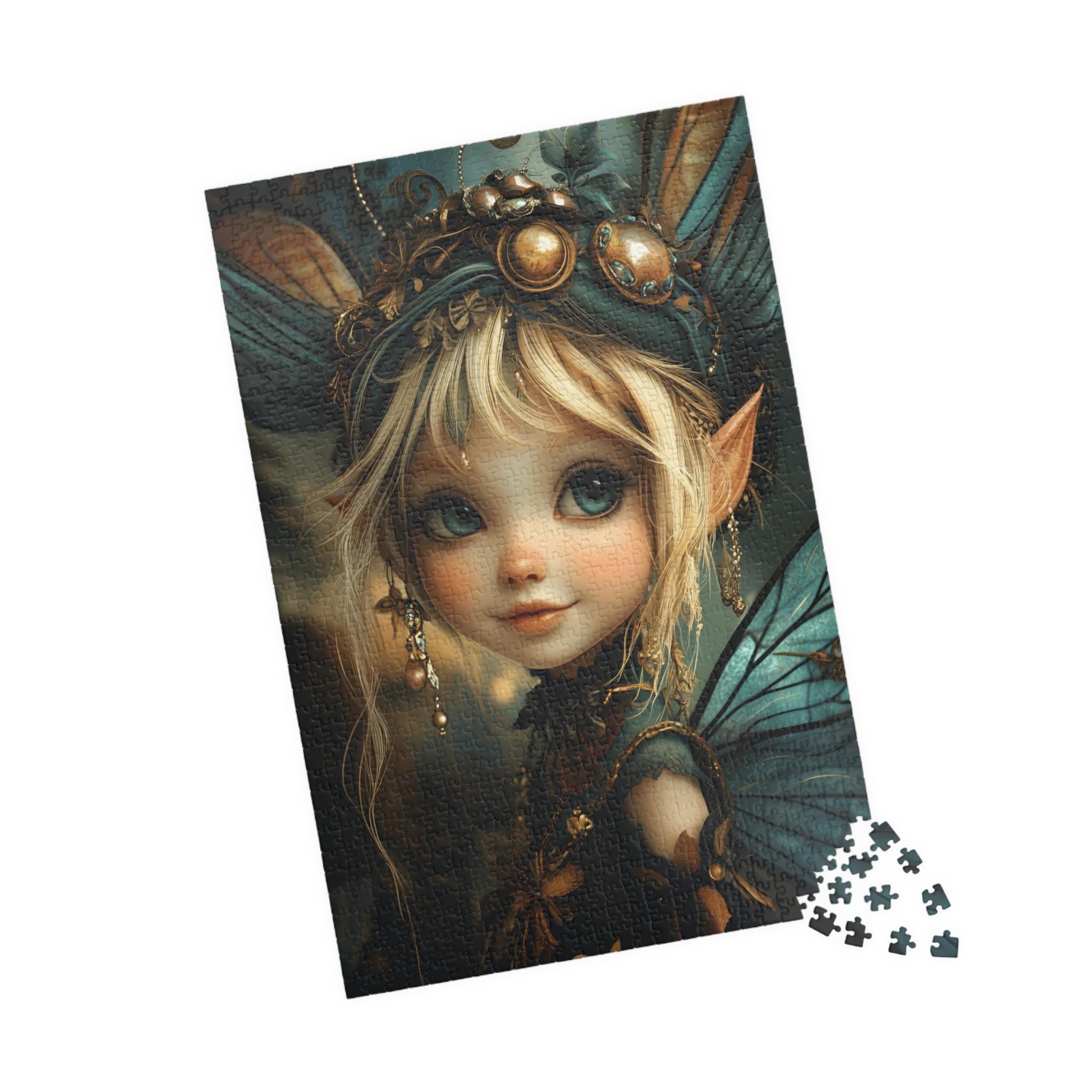Ember Fairy Dressed in Black Jigsaw Puzzle. Gift for Holidays ...